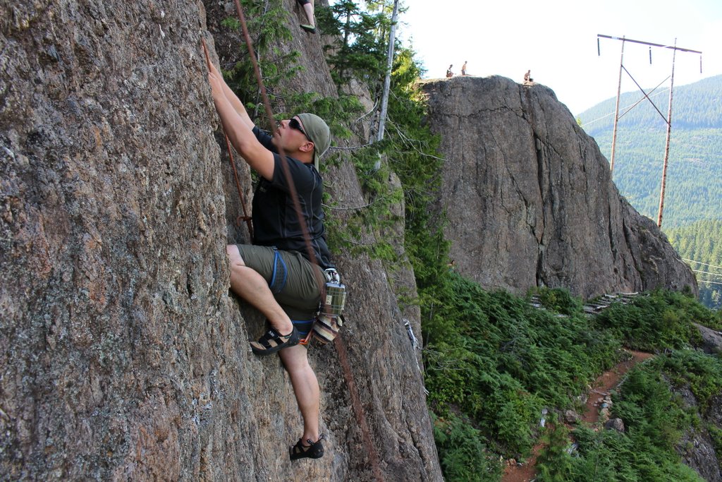 Climbing at Crest Creek, Strathcona Park - We Belong Outside