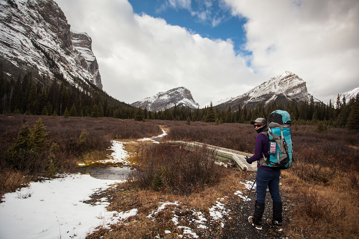 Hiking to Mt. Assiniboine in October and having it all to ourselves ...