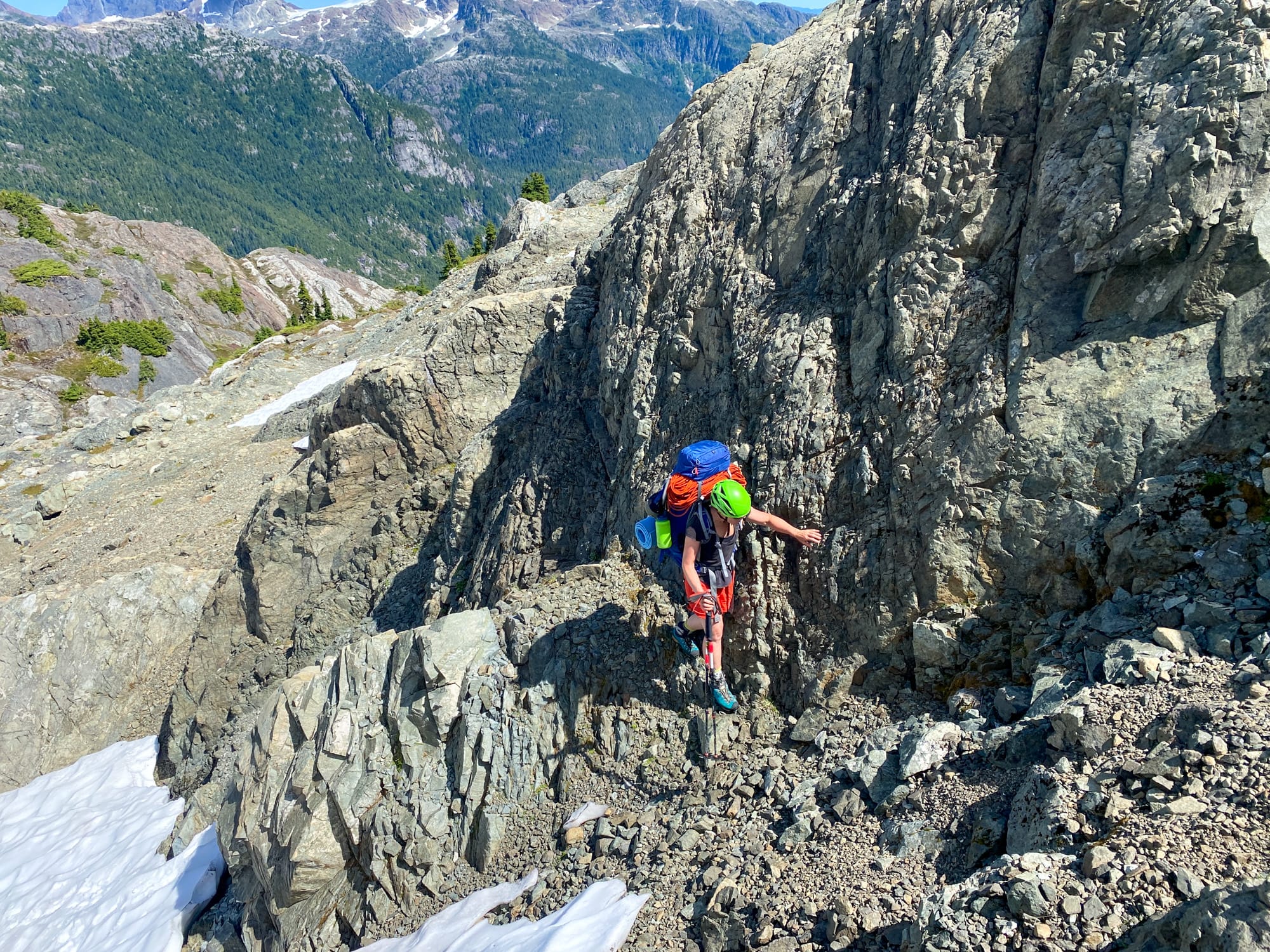 Traverse Take Two: Flower Ridge Towards Harmston And Tzela Lake - We ...